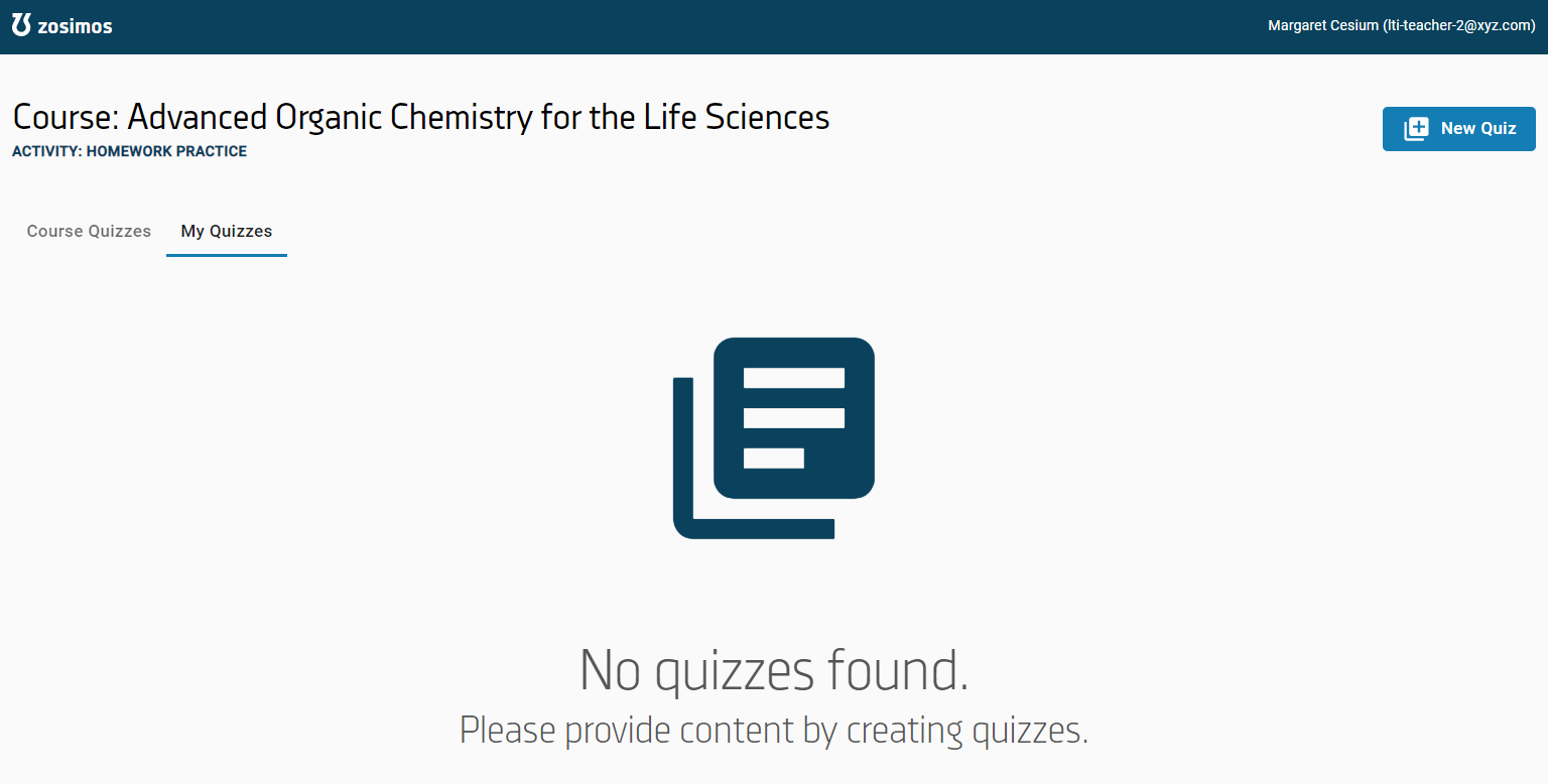 Quick Start Guide for Teachers with an LMS | Chemaxon Docs